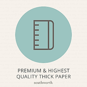 Southworth Academic Planner (July 2021-June 2022), 8.5" x 11", Rustic Floral Wreath, 28 lb./105 GSM Paper, Large Twin Wire (91015)