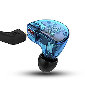 IEM Earbuds, KZ ZS10 HiFi In-Ear Headphones In Ear Monitors Earphones with Five Drivers without Microphone (Blue)