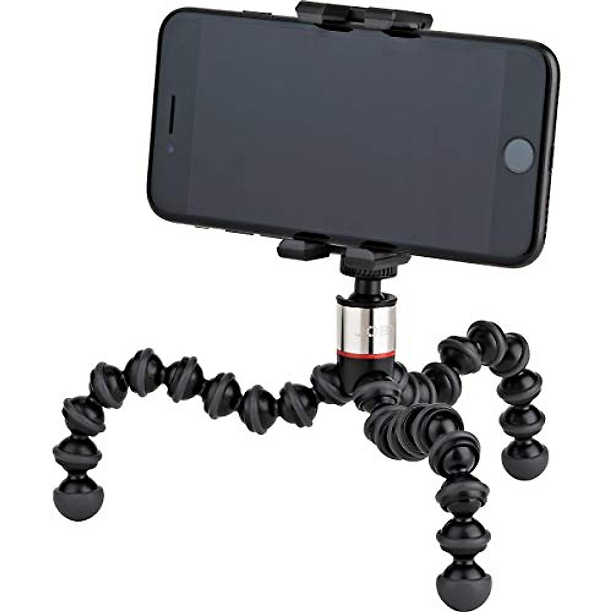 JOBY GripTight ONE GP, Universal Phone Holder, Magnetic GorillaPod Flexible Small Tripod for Smartphone, Foldable and Portable , Watch FIFA World Cup Football, Black