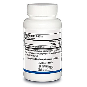 Biotics Research Selenomethionine – High Potency Selenium, Thyroid Gland Function, DNA Production, Cognitive Health, Potent Antioxidant. 90 Capsules