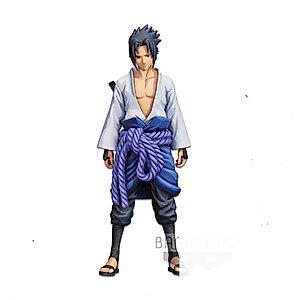 Banpresto 18030 Naruto Shippuden Grandista Uchida Sasuke Manga Dimensions Figure