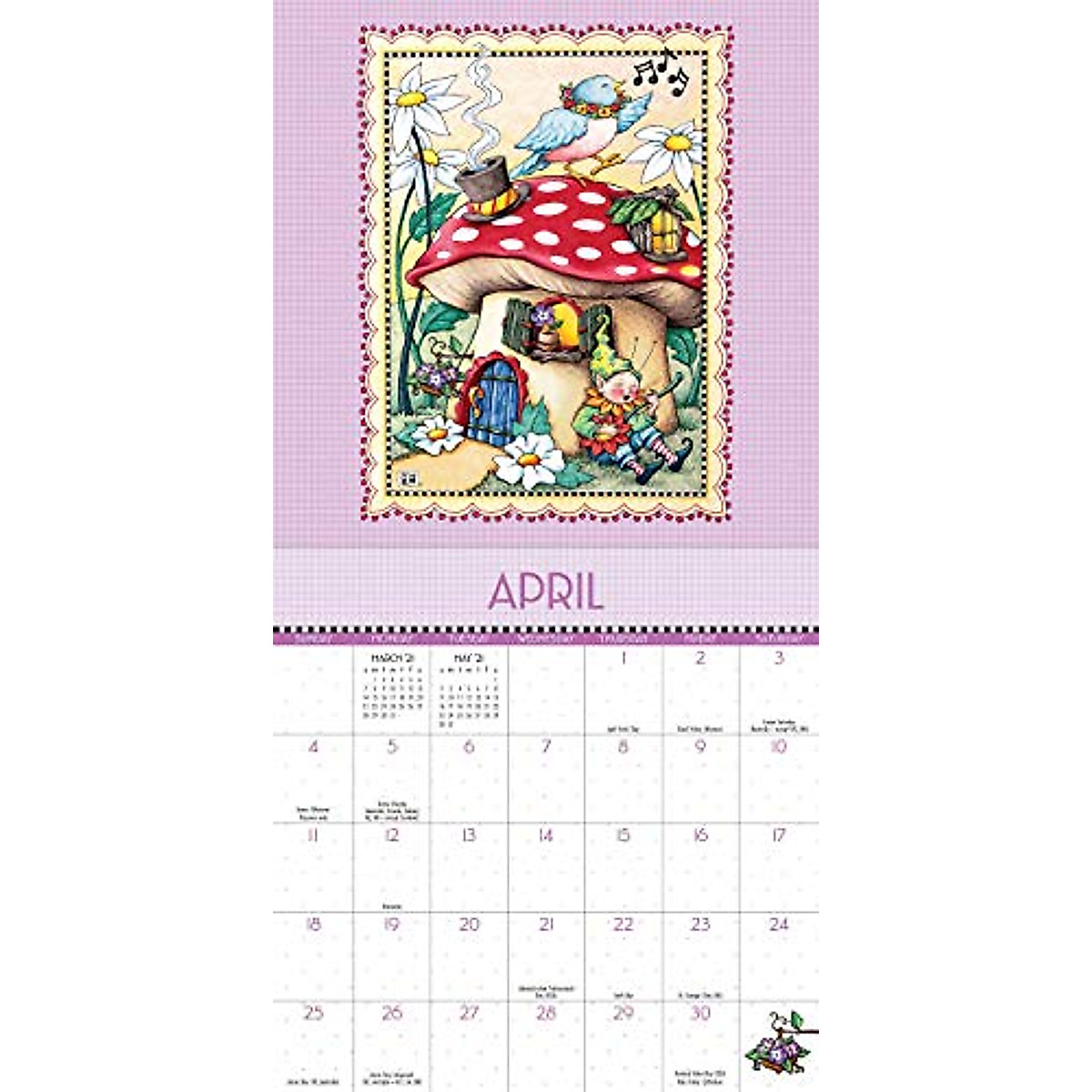 Mary Engelbreit 2021 Collectible Print with Wall Calendar