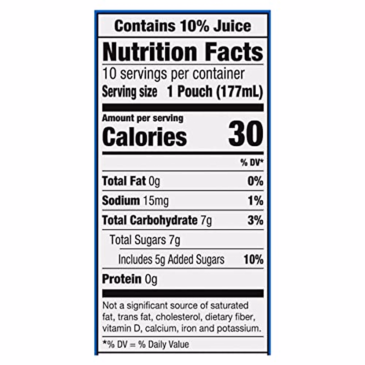 Capri Sun Strawberry Kiwi Naturally Flavored Kids Juice Drink Blend (10 ct Box, 6 fl oz Pouches)