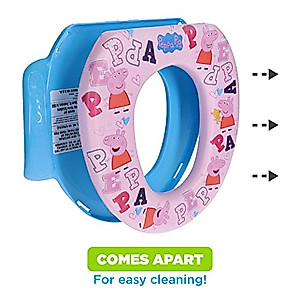 Peppa Pig "I'm Peppa Pig" Soft Potty Seat and Potty Training Seat - Soft Cushion, Baby Potty Training, Safe, Easy to Clean