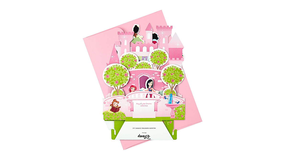 Disney Princess Castle Pop Up Card - Perfect Birthday Surprise