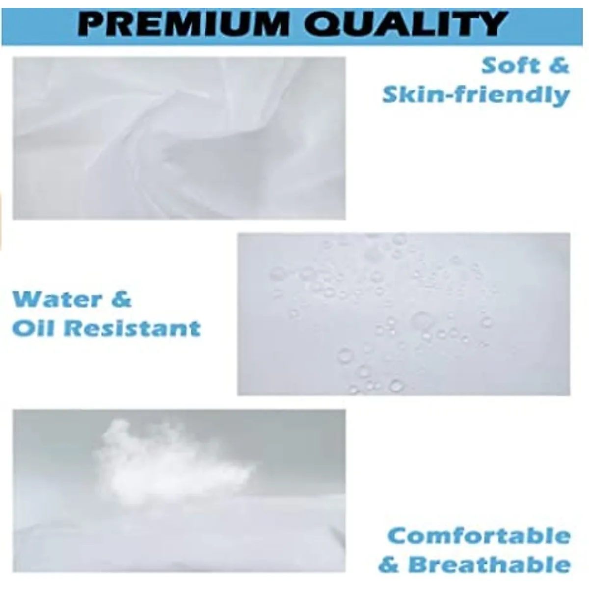 Massage Disposable Sheets, Water Proof Spa Massage Table Breathable Bed Cover Sets Non-woven Fabric 78" x 31"（20 Pcs ）