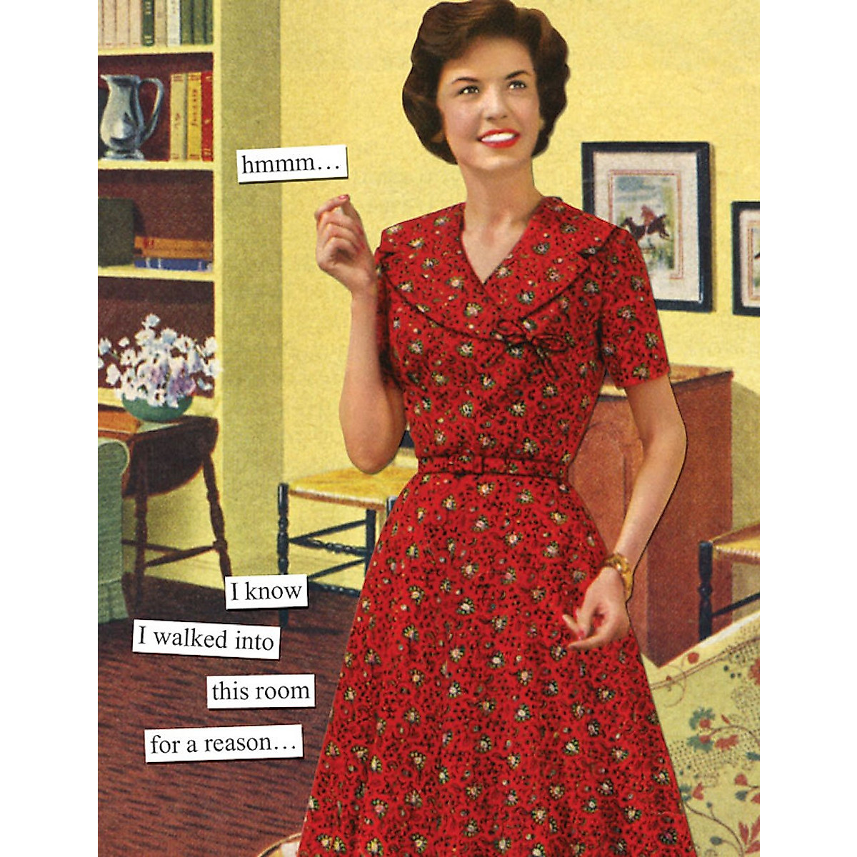 Funny Vintage Birthday Card by Anne Taintor