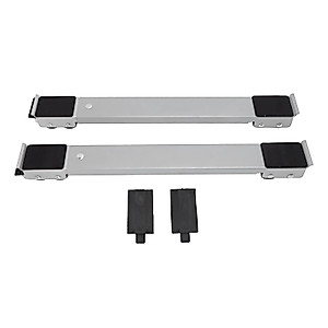 Natudeco Heavy Duty Extensible Appliance Rollers 300KG Retractable Base Appliance Slider Washing Machine Base Fridge Stand Moving Cart for Washer Dryers Furniture