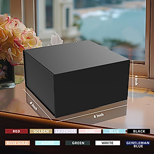 8x8x4 Inch Gift Box with Magnetic Closure Lid, Gift Boxes with Lids For Presents,Bridesmaid Gifts Box,Birthday Gift box,Luxury for Gift Packaging, Magnetic Gift Box for Wrapping Gifts(Black)
