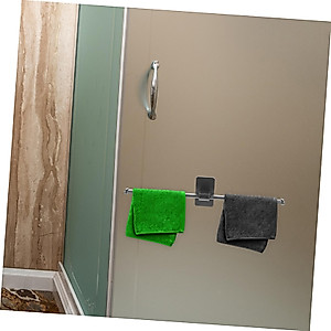 No Punch Towel Rack Hand Towel Racks for Bathroom Kitchen Towel Bar Clothes Hanger Stand Bathroom Towel Holder Without Drilling Kitchen Towel Rack Towel Rack for Kitchen Towel Rod