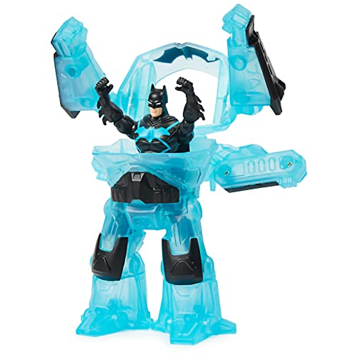 DC Comics Batman Bat-Tech 4-inch Deluxe Action Figure with Transforming Tech Armor, Kids Toys for Boys Aged 4 and up