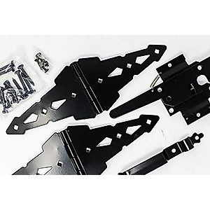 Everbilt Black Post Latch Set