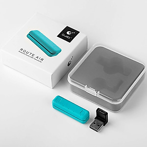 GuliKit Route Air Bluetooth Adapter for Switch & Lite PS5 PC, Dual Stream Bluetooth Wireless Audio Transmitter with aptX Low Latency Connect Your Bluetooth Speakers Headphones - Blue