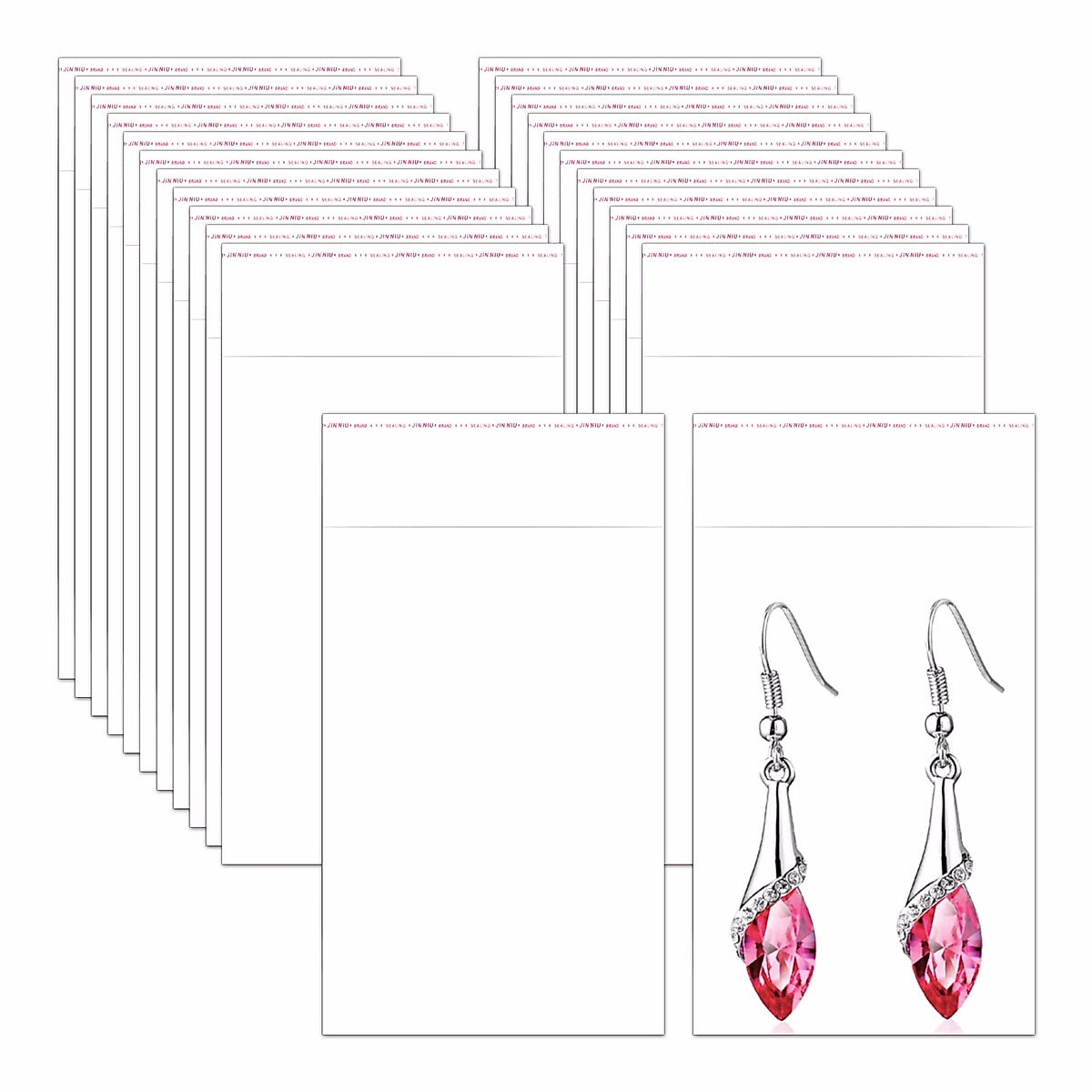 Clear Self Adhesive Cellophane Bags 2x3" Self Stick Cello Baggies 200pcs OPP Poly Glassine Bags 2mil for Seeds Battery Coins Beads Earrings Clip Broken Diamond