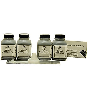 InkOwl Toner Refill Kit Replacement for Brother TN-630, TN-660 (4-Pack)