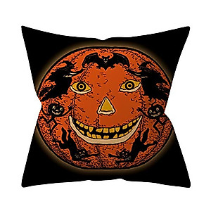 IAMAGOODLADY Halloween Decorations,Halloween Throw Cover Cases Decorative Sofa Cushion Cover,Spooky Party Carnival Supplies,Scary Ghost Creepy Decor Halloween Ornament