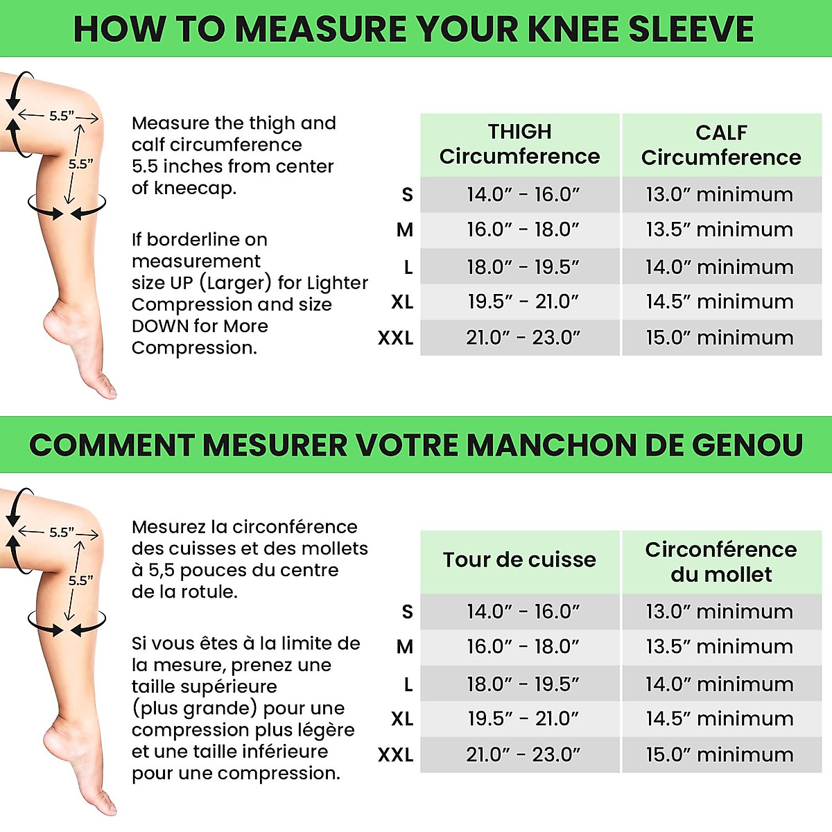 TechWare Pro Knee Brace for Women & Men - Knee Compression Sleeve for Knee Pain, Knee Support. Knee Brace for Meniscus Tear, ACL, and Arthritis with Side Stabilizers & Gel Pads (Black/Gray Medium)