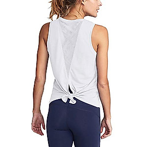Bestisun Womens Exercise Tops Yoga Shirts Workout Tanks Athletic Shirts Breathable Gym Tops Yoga Tops White M