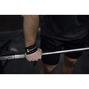 Gymreapers Lifting Wrist Straps for Weightlifting, Bodybuilding, Powerlifting, Strength Training, & Deadlifts - Padded Neoprene with 18" Cotton (Military Green)