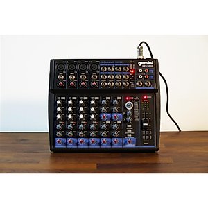 Gemini Sound GEM-12USB | 12-Channel Professional Bluetooth Audio Mixer with On-Board Multi-FX, USB MP3 Playback, and High-Quality Preamps for Dynamic Live Sound Mixing