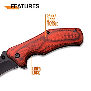 Elk Ridge ER-A013PW SPRING ASSISTED KNIFE 4.1" CLOSED