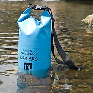 YUMQUA Waterproof Dry Bag Backpack 5L/10L/20L/30L/40L, Roll Top Floating Waterproof Storage Bags for Kayaking, Boating, Swimming, Hiking, Camping and Fishing