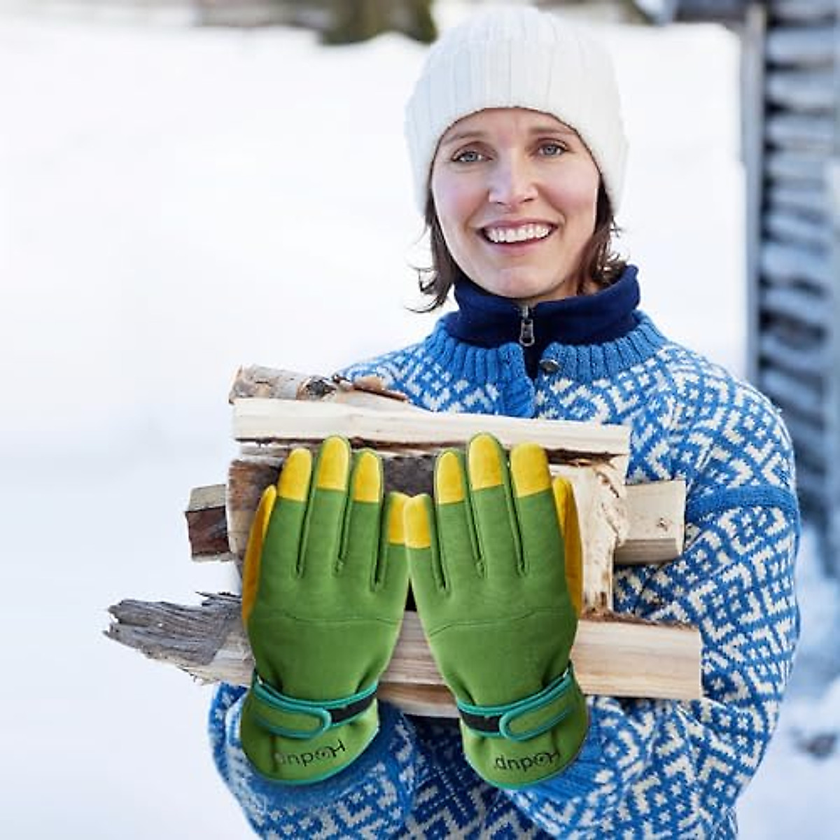 Waterproof Insulated Winter Work Gloves, 3M Thinsulate Thermal Lining - Extra Grip Flexible Warm Heavy Duty Gloves for Working in Cold Weather for Women,M