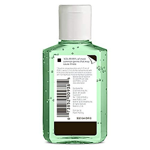 Purell Advanced Hand Sanitizer Soothing Gel, Fresh Scent, with Aloe and Vitamin E - 2 fl oz Travel Size Flip Cap Bottle (Pack of 6) – 3156-04-EC