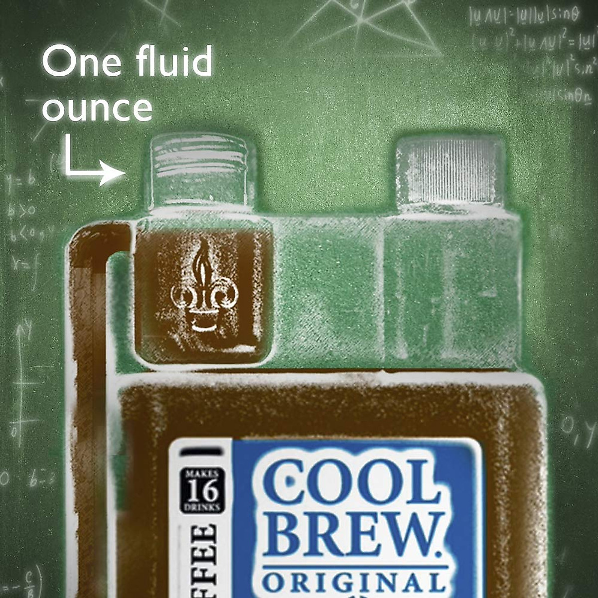 CoolBrew Original 6 Pack - 16 DRINKS PER BOTTLE - Fresh Cold Brew Liquid Concentrate - For Iced or Hot Coffee, Unsweetened, No Preservatives