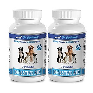 probiotics for Dogs chewable - Dog Digestive AID - PROBIOTICS - Powerful Formula - Beef Liver Supplement - 2 Bottle (120 Chews)