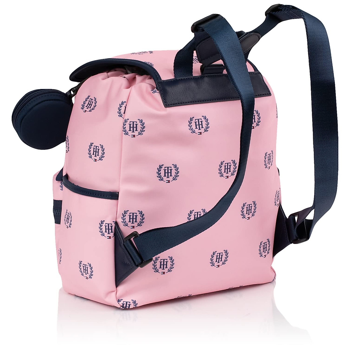 Tommy Hilfiger Addison Flap Backpack, Pink Multi