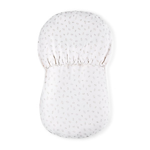 Newborn Lounger Cover | Cover Replacement Only for Baby Nest | 100% Cotton | Includes"Hello World" Sign |