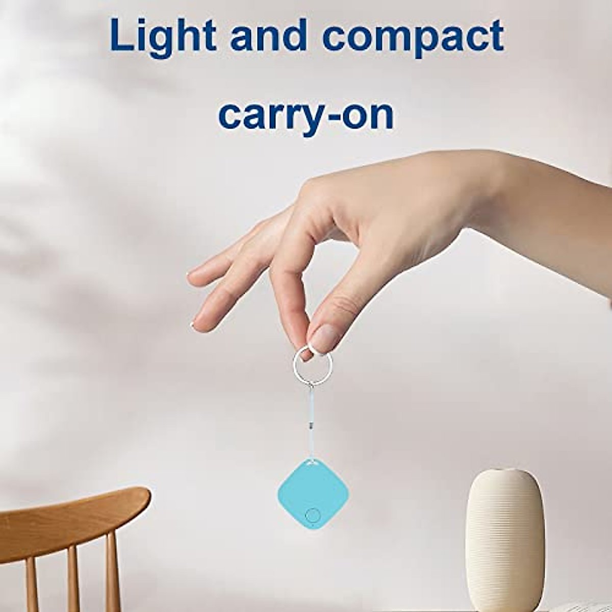 2023 New Portable Tracker, Bluetooth 5.0 Smart Anti-Lost Real Time Mini Tracking Locator, Item Finder Device for Mobile Keys Wallets Luggages Bags Kids Pets