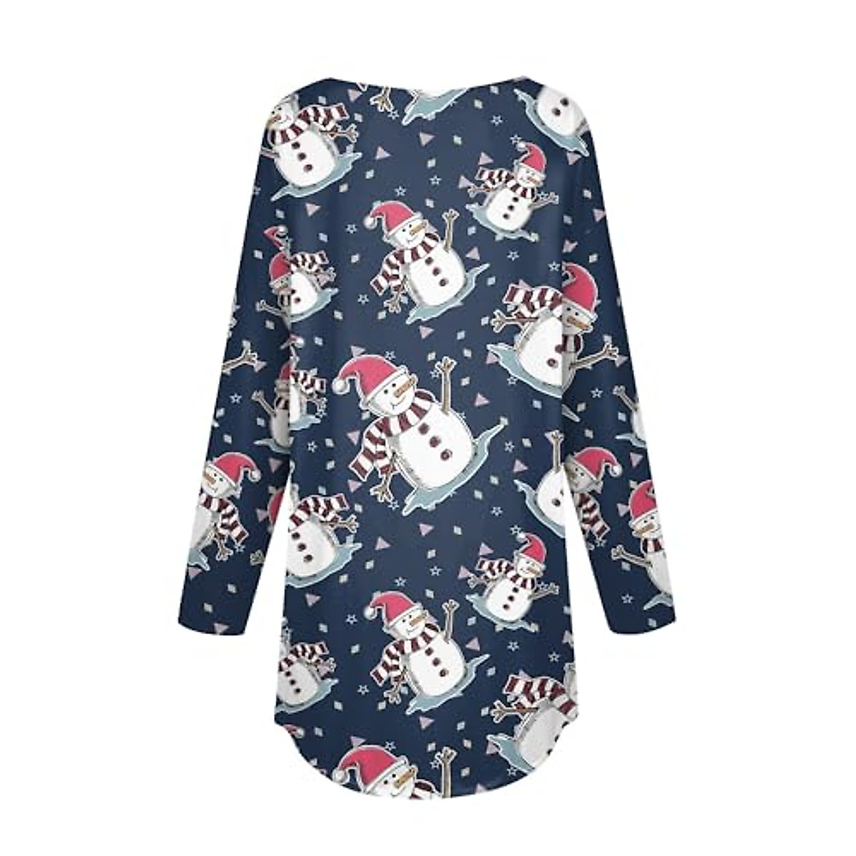 JJHAEVDY Christmas Fashion Sweatshirts for Women Fashion Pullover Classic Fall Sweatshirts Color Blocking Tunic Fall Clothes for Women 2023 Shirts（4-White，Large）