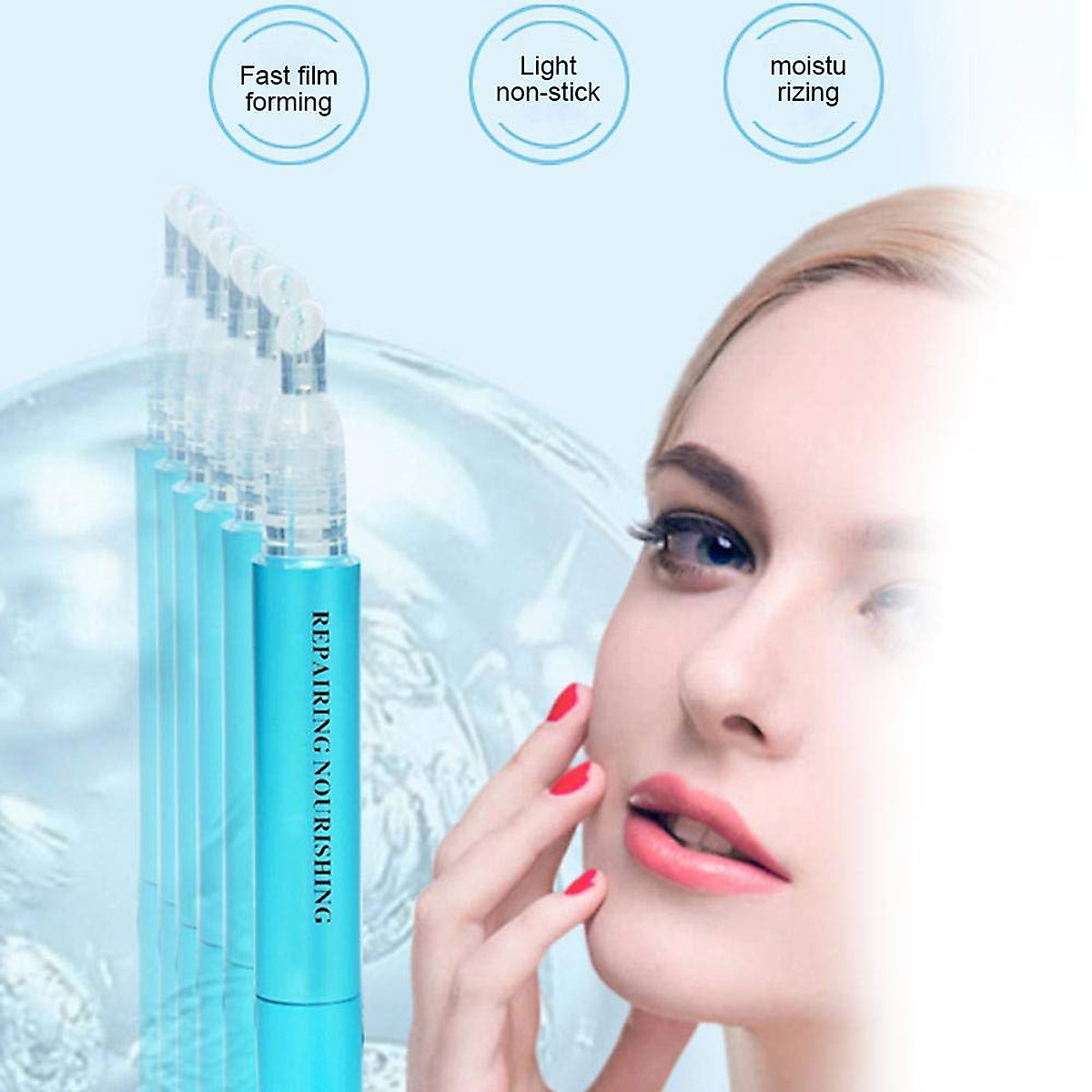 Sonew Lip Lock, Makeup Lipstick Sealer, Lipstick Fixed Color Raincoat, Lip, Lasting Unfading Lipstick Raincoa t-4g