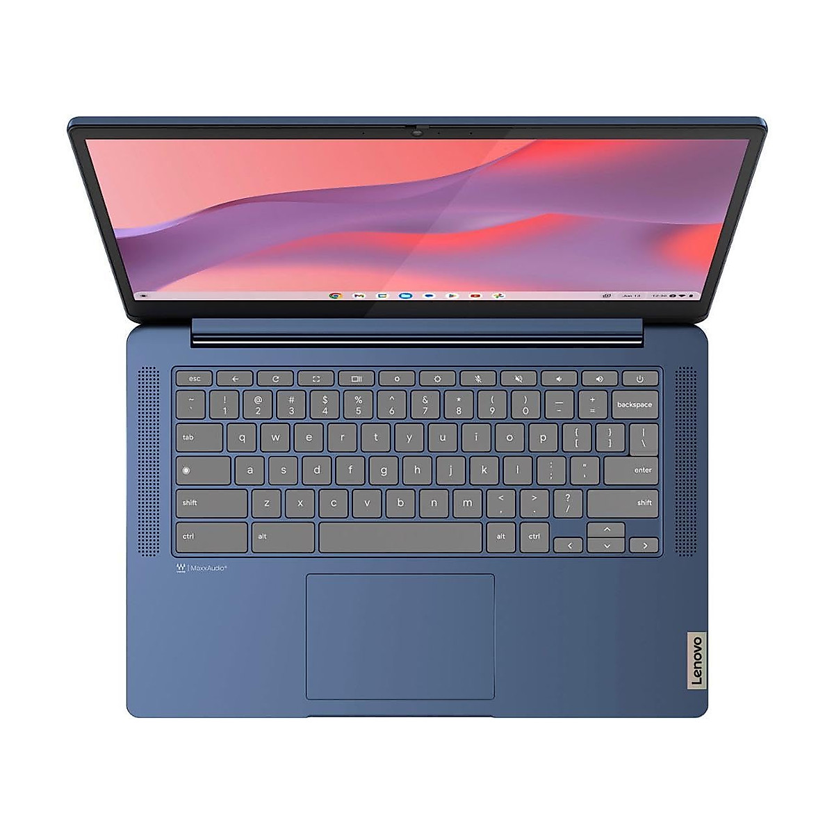 Lenovo Chromebook Slim 14" FHD Touchscreen Laptop | MediaTek Kompanio 520 | 4GB DDR4 | 64GB eMMC | Arm Mali-G52 MC1 | Chrome OS | Blue| Bundle with Stylus Pen
