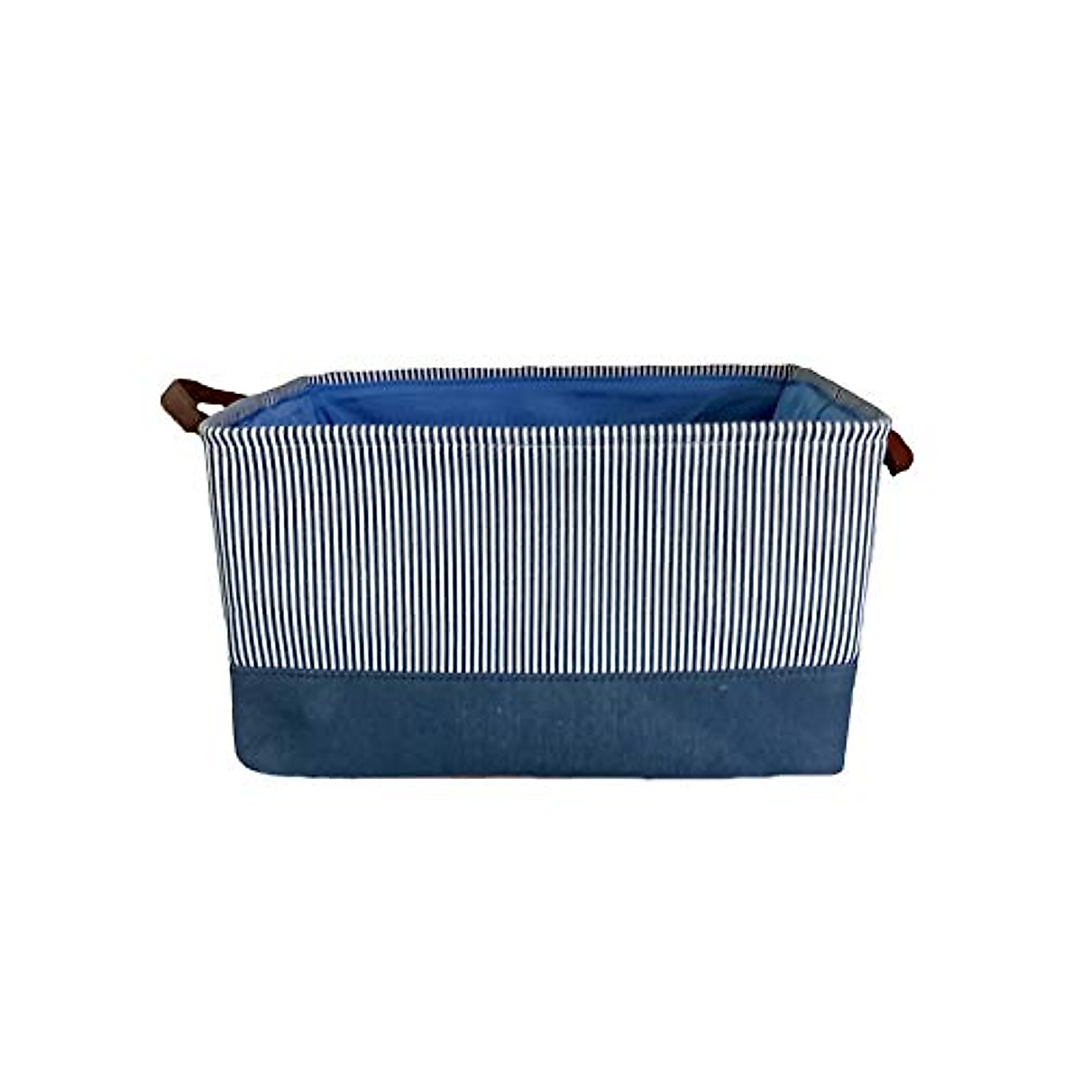 NeedThings X-Large Decorative Basket Fabric Storage Bin Organizer Basket with Handles for Clothes Storage (18x14x13)