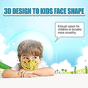 Kids KN95 Face Masks 50PC, 5-Ply Disposable Face Masks for Kids, KN95 Masks with Designed Tie-dye for Children, Boys and Girls