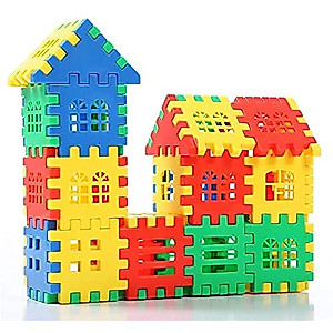 Building Blocks Construction and Connect Toy Sets, Educational Building Toys Building Sets, Develop Tactile Skills, Creativity, Sense of Color,for Preschool Toddlers Girls and Boys-1419