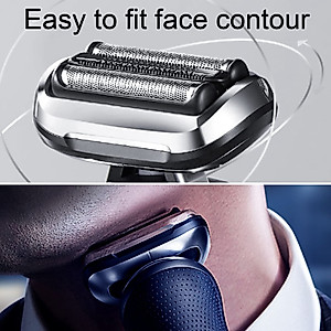 73S S7 Replacement Head Shaver Head Accessories for Braun S7 replacement head, Suitable for Braun series7 replacement head including 7020s, 7025s, 7085cc, 7027cs, 7071cc and 7075cc