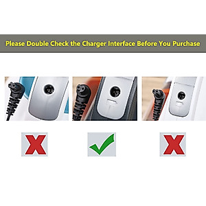 Replacement HHVK515JP07 Charger Black and Decker Power Cord Compatible with Black+Decker HHVK515JP07 HHVK515JP07APB HHVK515J00FF HHVK415B01 Handheld Vacuum Jack Plug Charger