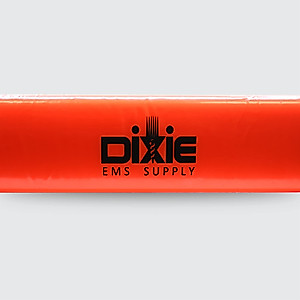 Dixie EMS Padded Wood Splint with Vinyl Casing for Fractured Limbs, Full Arms, Legs, Waterproof Medical Splints for First Aid, Sports and Emergency Support, Orange - 36 Inch