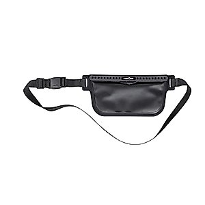 FIDLOCK Hermetic Sling Phone Dry Bag - Waterproof Pouch for Cellphone with Magnetic Self-Sealing Closure - Full Touch Functionality Through The Case - Black