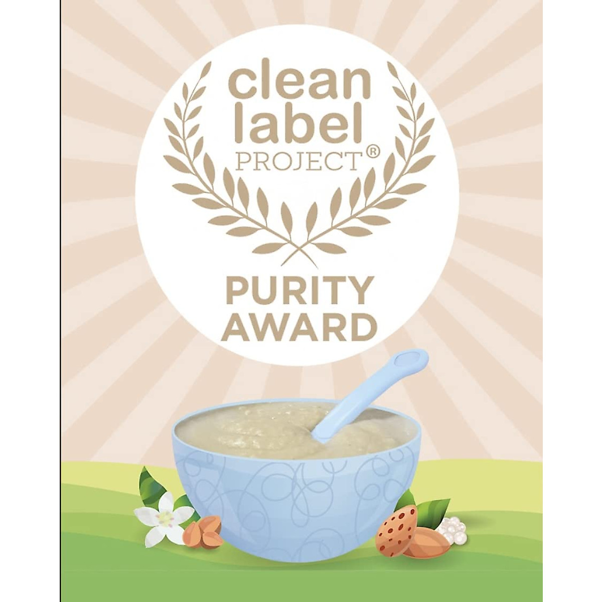 Else Nutrition Super Cereal For Babies 6 mo+, Made With Real Whole Plants for a Nutritionally Balanced meal, with gluten free carbs and plant protein (Vanilla, Single)