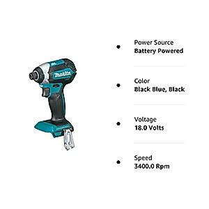 Makita XDT13Z 18-Volt LXT Lithium-ion Brushless Cordless Impact Driver (Renewed)