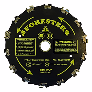 FORESTER Chainsaw Brush Cutter Blade and File Set