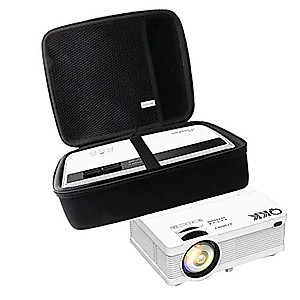 waiyu Hard Carrying Case for QKK Mini Projector 5500/CiBest Projector4500 lux LED Portable Home Theater Projector