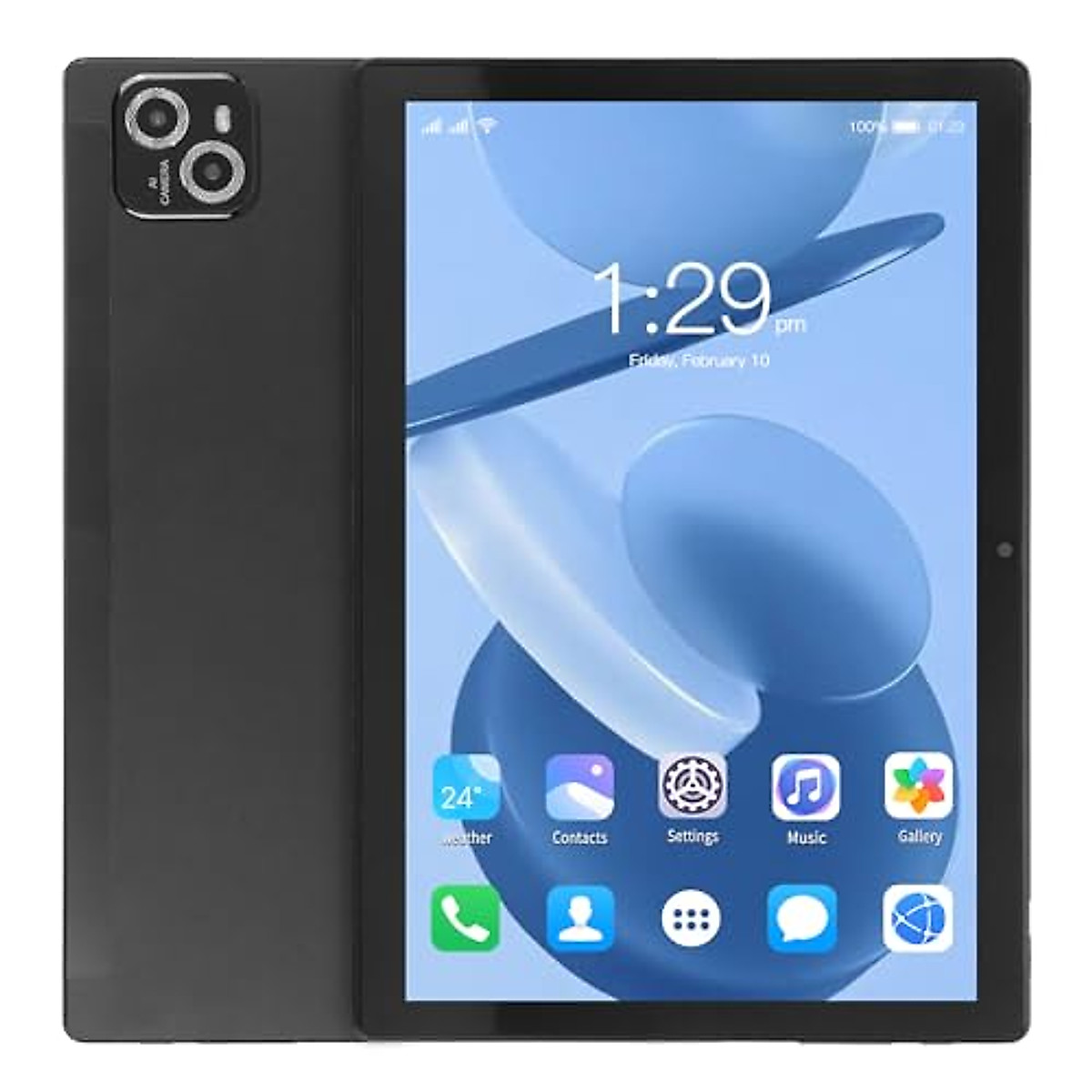 Honio 2 in 1 Tablet, 5GWIFI Support Octa Core CPU 100-240V Tablet Computer 8GB RAM 256GB ROM to Work (US Plug)