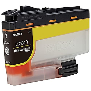 Brother Genuine LC404Y Yellow INKvestment Tank Ink Cartridge