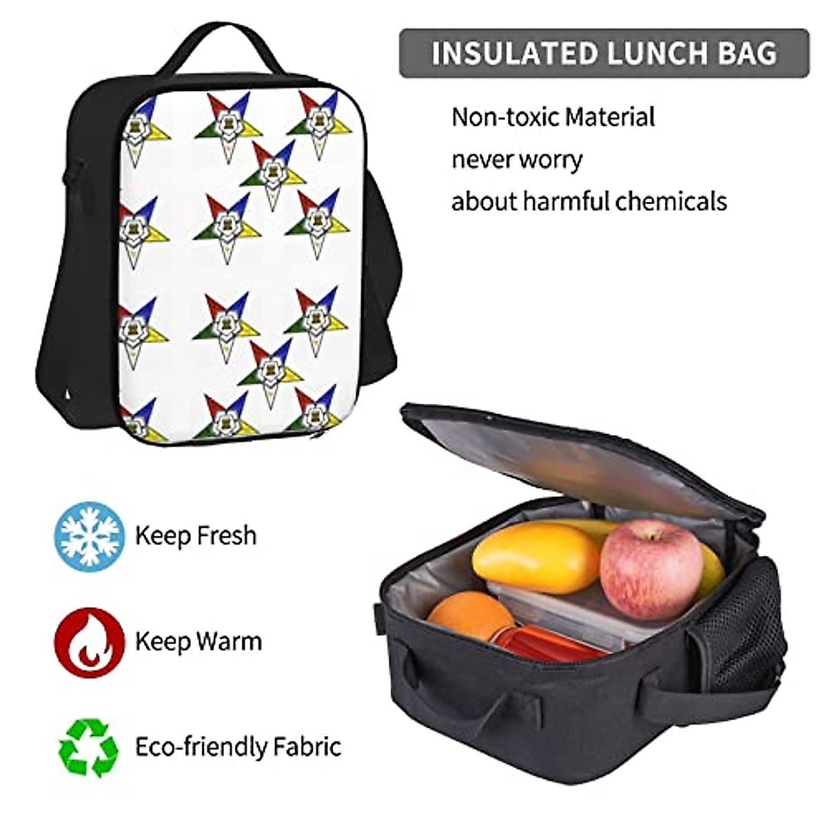 Teen Backpack Set School Bookbags Girls Boys Stars Eastern Stars Backpacks With Lunch Box And Pencil Case